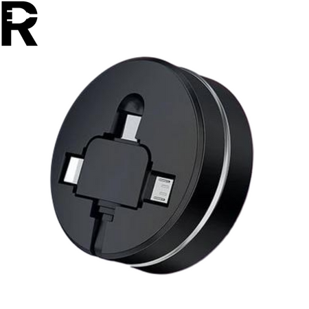Retracto™ One: 3 in 1 Retractable USB Charging Cable